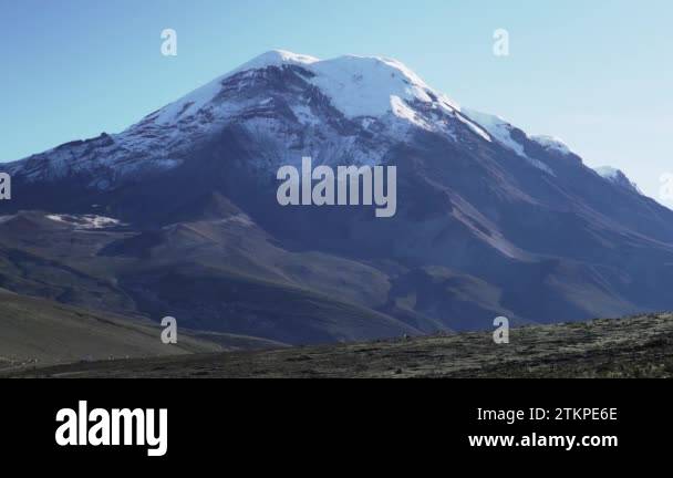 the mighty Chimborazo is a snow capped and active volcano and the ...