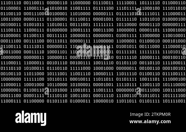 8-Bit Binaries Screensaver (24fps Stock Video Footage - Alamy