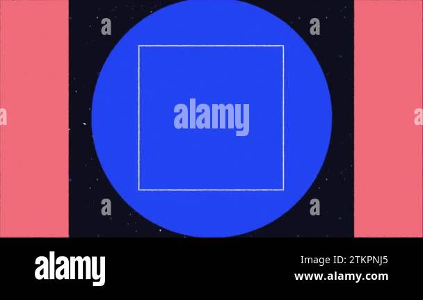 Abstract motion graphics shapes. Dynamic 2d animation with textures ...