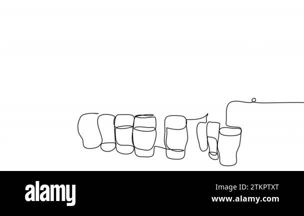 Barrel line drawing Stock Videos & Footage - HD and 4K Video Clips - Alamy