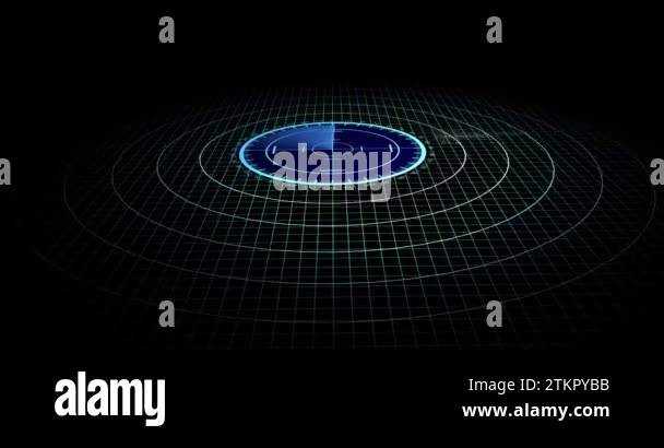 Radar screen concept. Radar scanner search for enemy aircraft and ship ...