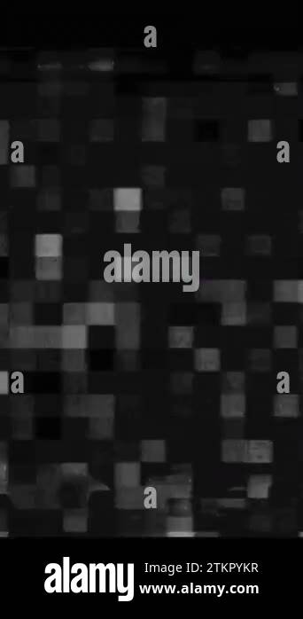 Vertical video. VHS glitch. Static noise. Signal distortion. Real ...