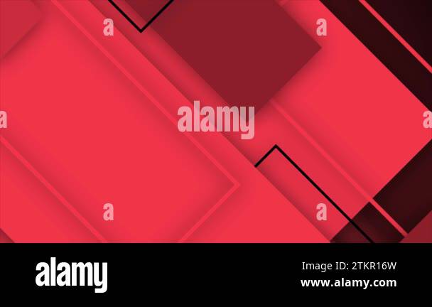 Animated red color diagonal moving rectangular box professional ...