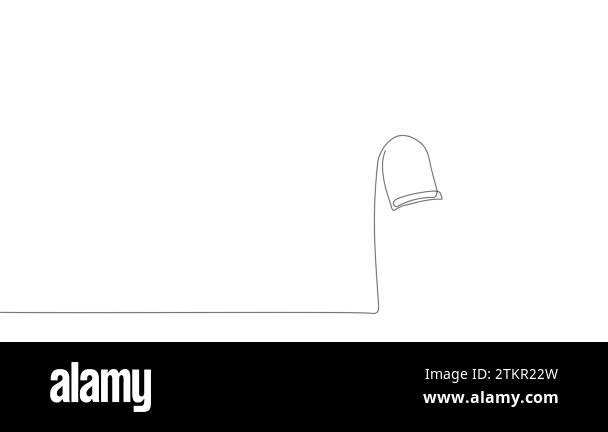 Animated drawing of continuous line draw of couple in love, cute curly ...
