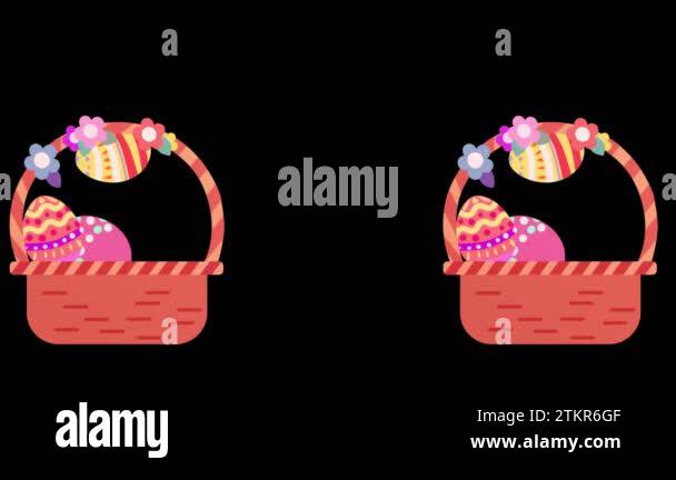 Gift box spinning animation on black background.3D gift box rotation ...