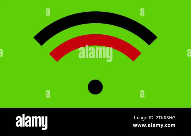 Wi-Fi icon. Simple internet symbol. Access point. Wi-Fi icon on a green ...