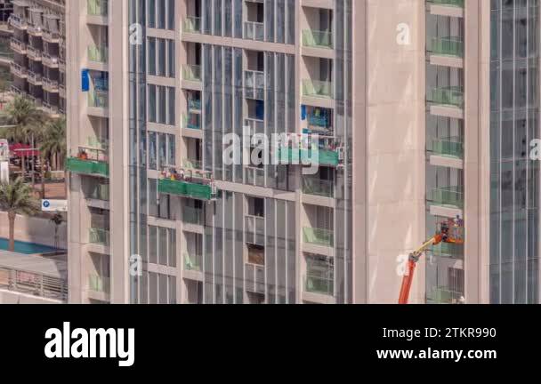 Hanging building facade scaffolding Stock Videos & Footage - HD and 4K ...
