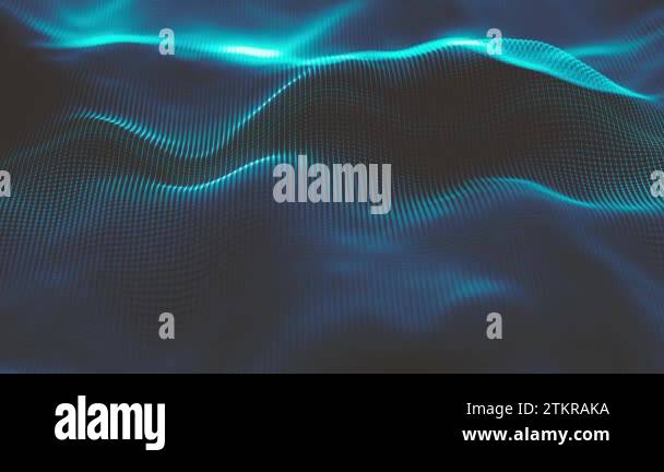 Abstract Minimal Mesh Waving Background/ 4k animation of an abstract ...