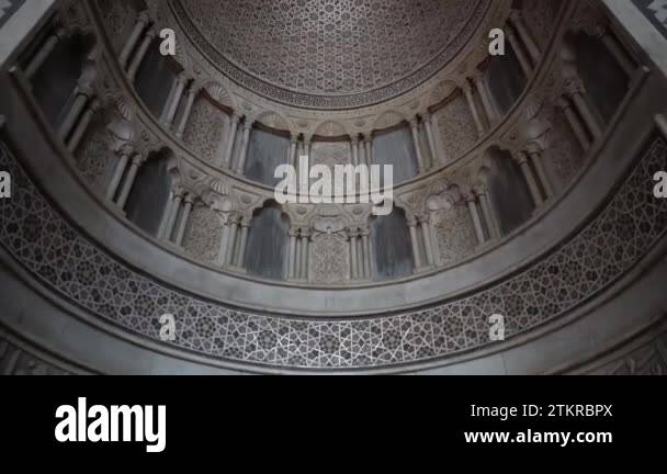 Cairo, Egypt Muhummad Ali mosque interior details design with gold and ...