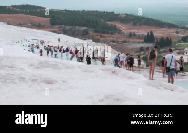 Limestone natural pools of pamukkale Stock Videos & Footage - HD and 4K ...