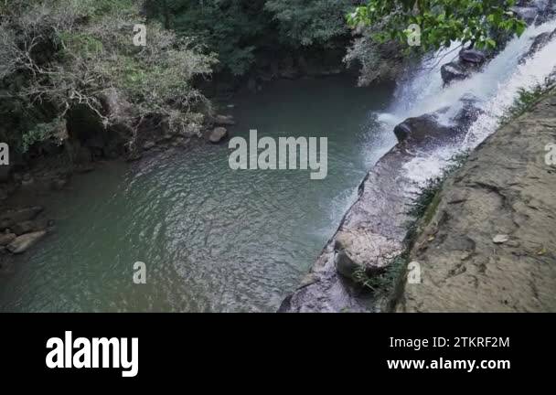 cascada la motilona, beautiful tropical waterfalls in the deep ...