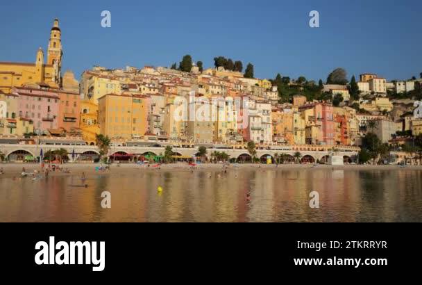 Menton town coast french Stock Videos & Footage - HD and 4K Video Clips ...
