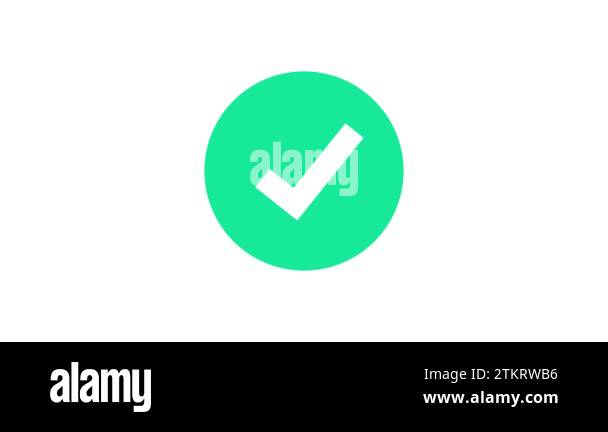 right and wrong for correct acceptance modern line design. 2d animation ...