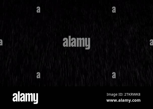4k Loop Rain Drops Falling Alpha, Real Rain, High quality, Thunder ...