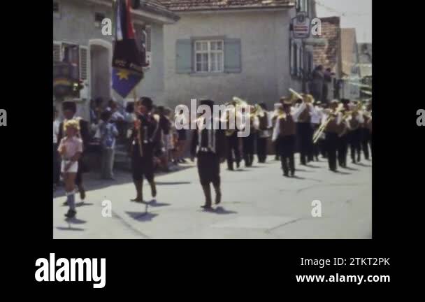 Berlin, Germany june 1975: A historic video showcasing a Carnival ...