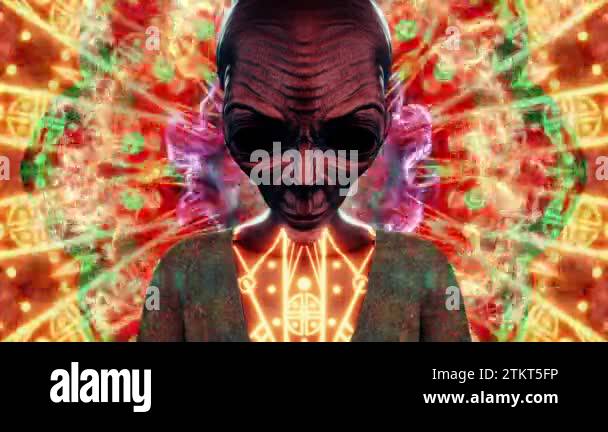 Seamless alien head background Stock Videos & Footage - HD and 4K Video ...