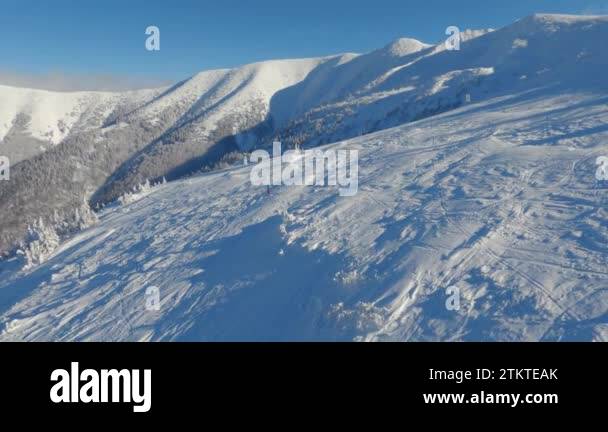 Morning winter ski resort Stock Videos & Footage - HD and 4K Video ...