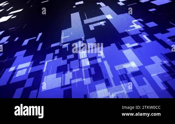 Abstract technology background. Big data digital code. Futuristic dots background. Science ...