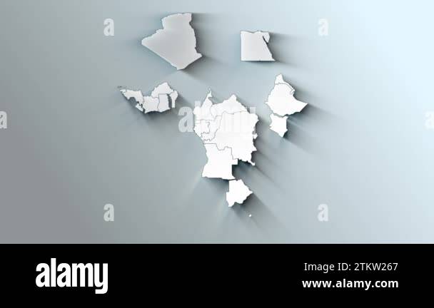 Political map africa continent Stock Videos & Footage - HD and 4K Video ...