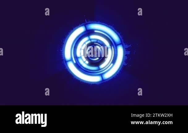 Animation of scope scanning on black background. Light, pattern and ...