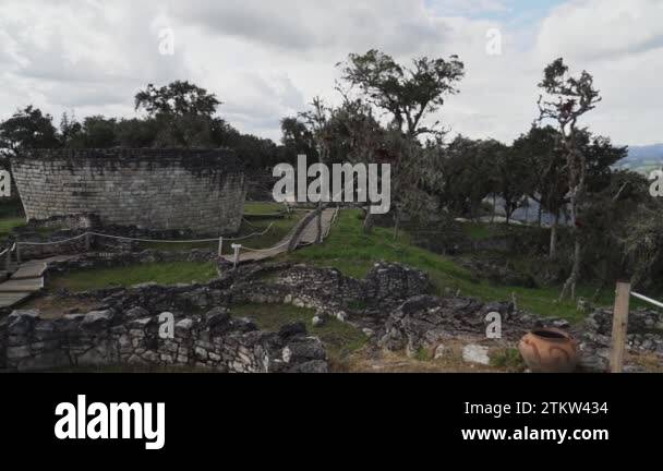 Kuelap, Peru - 06 01 2019: historical archeological site of the old ...