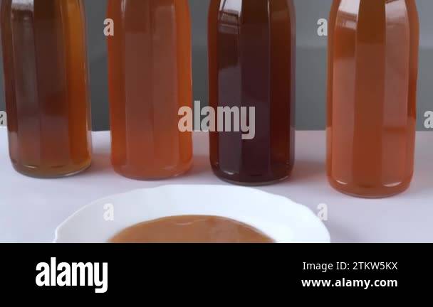 Kombucha in bottles Stock Videos & Footage - HD and 4K Video Clips - Alamy