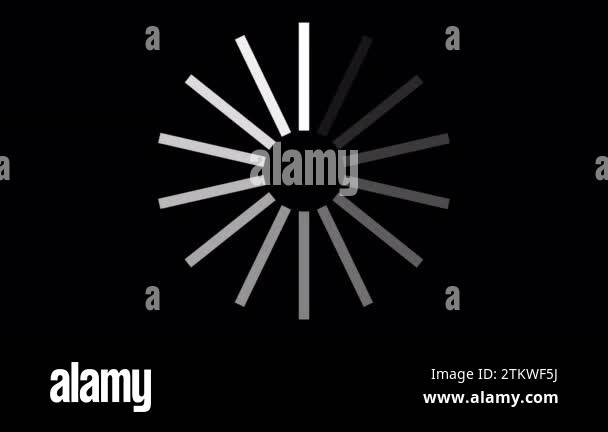 Loading Circle, Video. Loading Animation Icon on Transparent Background ...