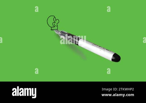 draw backside of standing young man lean backward read long patrika ...