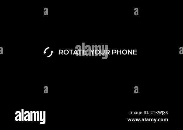 rotate your phone orientation animation with phone icon motion graphic ...