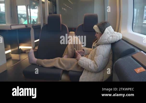 Teenage girl sitting on train Stock Videos & Footage - HD and 4K Video ...