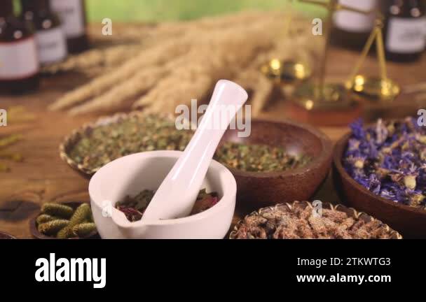 Dried fresh lavender mortar Stock Videos & Footage - HD and 4K Video Clips - Alamy