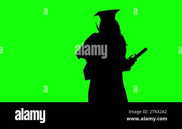 Graduate of dancing after the ceremony of awarding the diploma ...