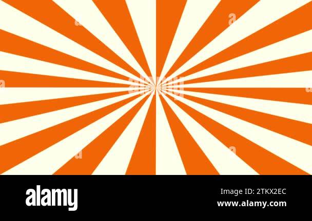 Sunburst background rainbow color abstract loop 4K animation. Retro ...