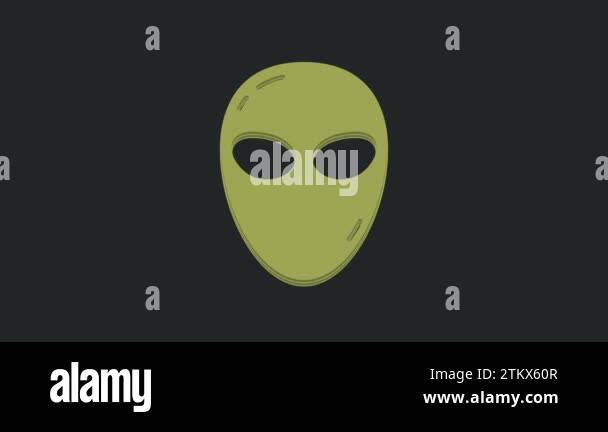 Alien symbol face green Stock Videos & Footage - HD and 4K Video Clips ...