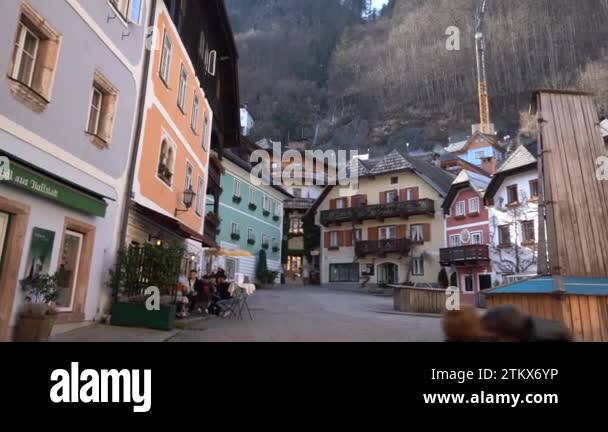 Hallstatt, Hallstetter Lake, Austria - March 2023: Nice view of the ...