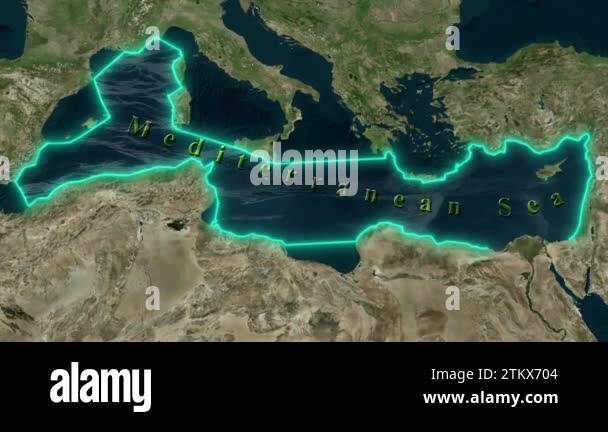 Mediterranean see map Stock Videos & Footage - HD and 4K Video Clips ...