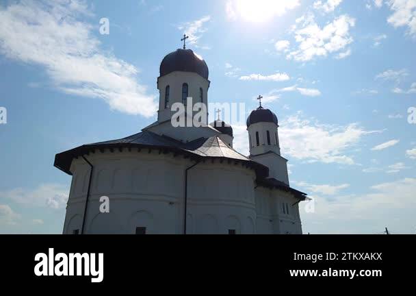 The wall church in city of Novaci,is an Orthodox Christian church built ...