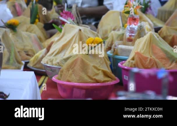 Traditional food and snack of Festival of Tenth Lunar Month or Sat Duan ...