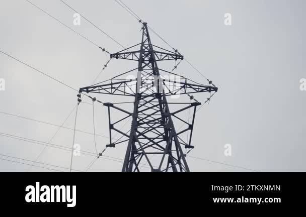 Electrical substations Wires. Electricity Tower. Transmission tower ...