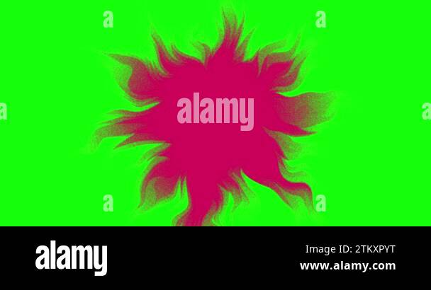 Color bleed animation. Transition or loader loop animation screen. 4K ...