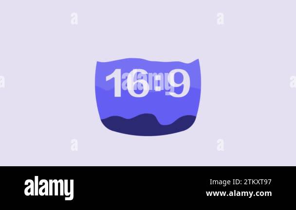 16 9 display icon Stock Videos & Footage - HD and 4K Video Clips - Alamy