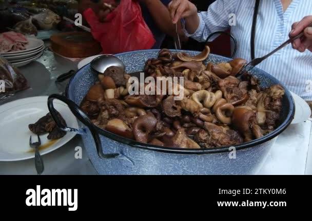 Buying Sekba. Sekba is a typical Chinese Indonesian pork offal dish ...