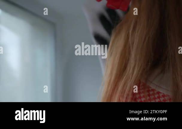 Window washing professional cleaning close Stock Videos & Footage - HD ...