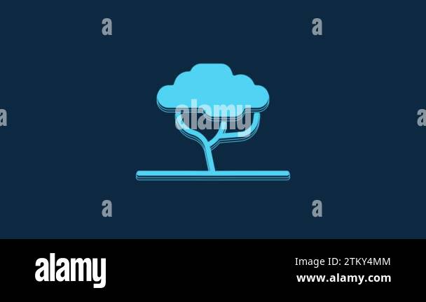 Acacia tree icon silhouette Stock Videos & Footage - HD and 4K Video ...