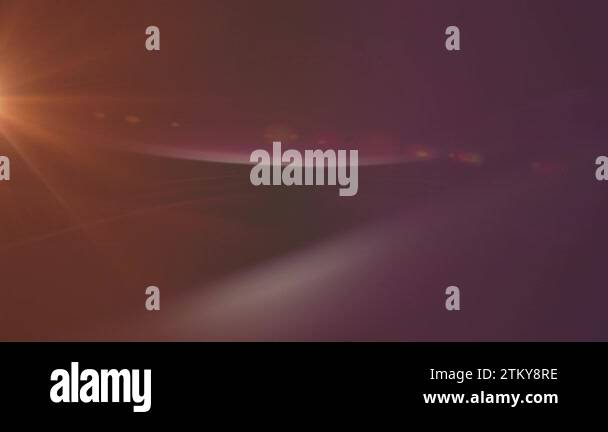 Animation of lens flares over waves pattern against abstract background. Digitally generated ...