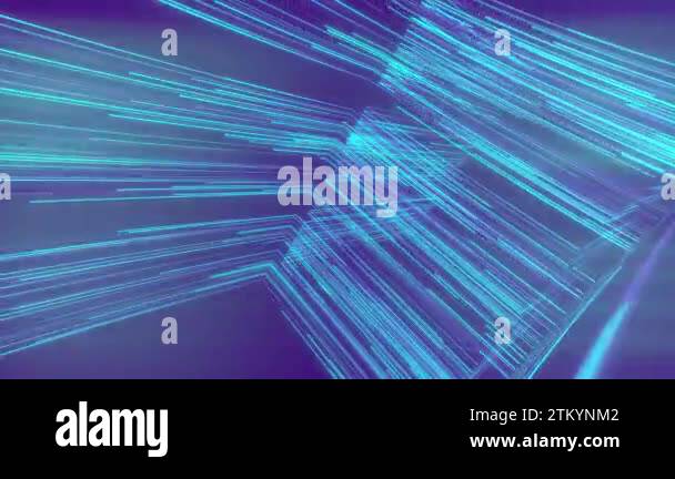 Computer generated digital streaks of blue and purple light. Creative ...