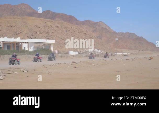 Quad bike ride through the desert near Sharm el Sheikh, Egypt ...