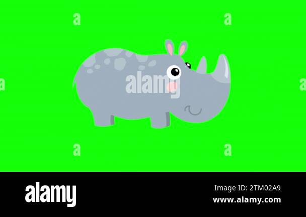 Cartoon rhino Stock Videos & Footage - HD and 4K Video Clips - Alamy