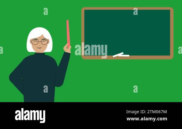 Female teacher teaching screen animation Stock Videos & Footage - HD ...