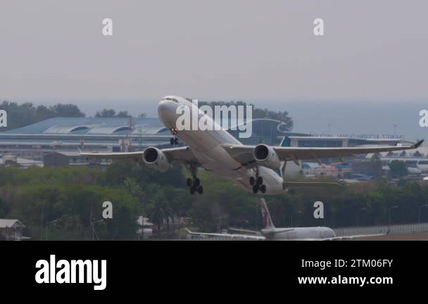 PHUKET, THAILAND - FEBRUARY 13, 2023: Airliner Airbus A330-343, B-LAL ...